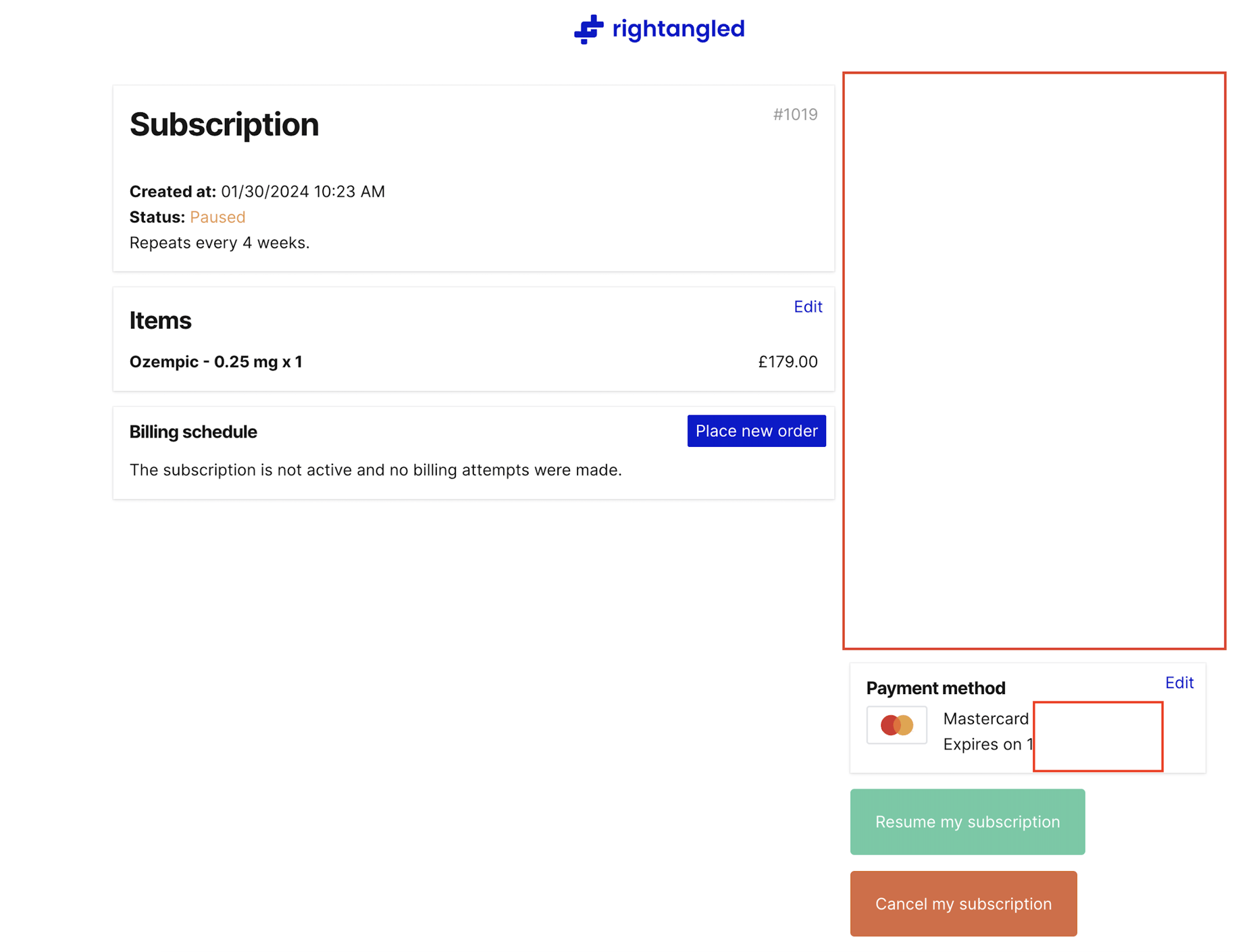 How do I manage my auto-titration subscription service?
