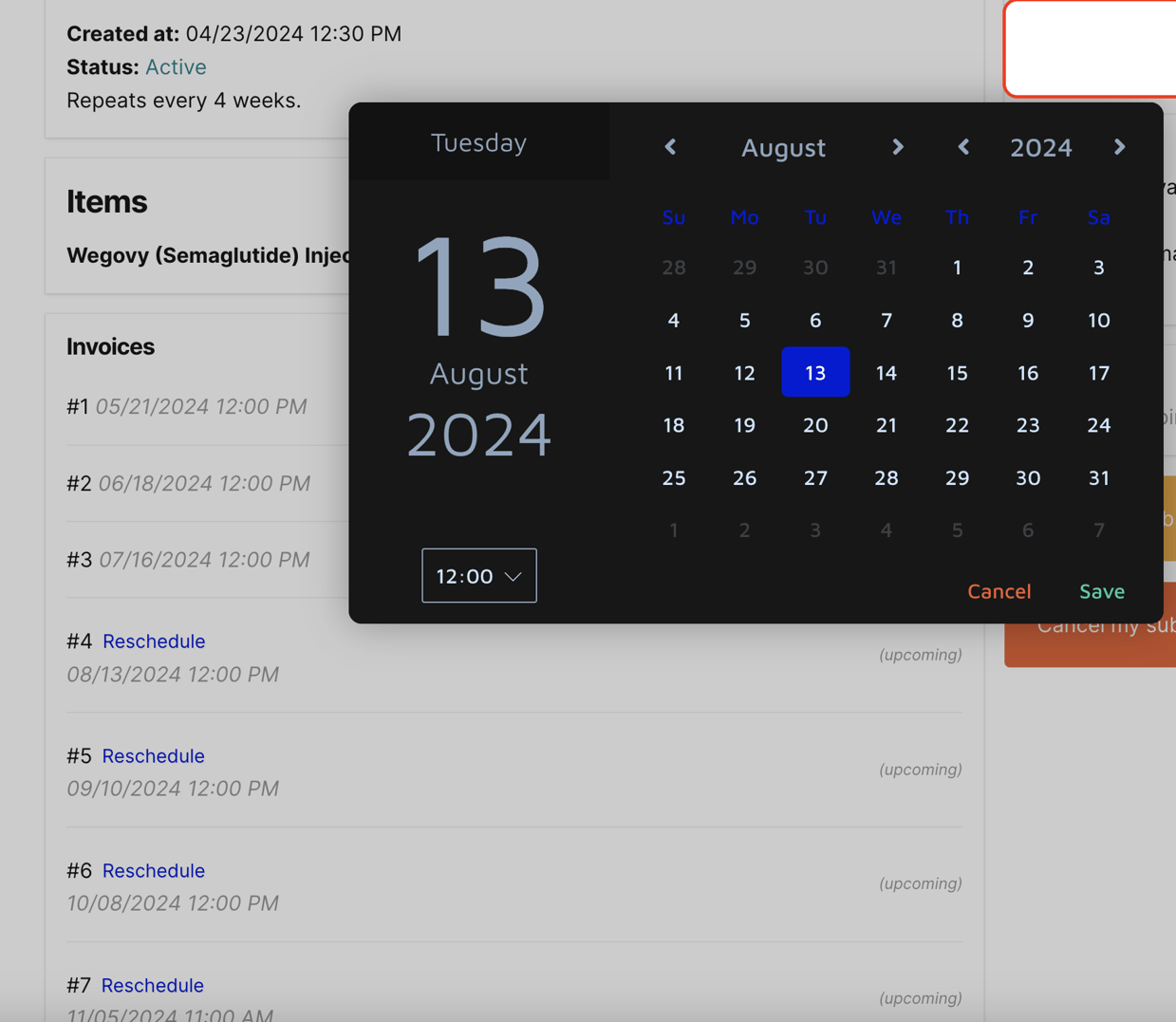 How do I manage my auto-titration subscription service?